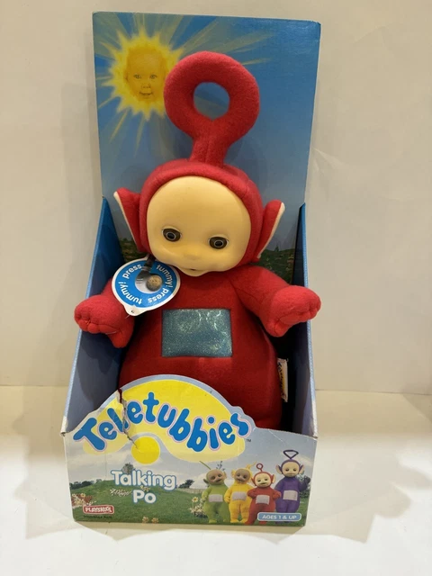 VINTAGE 1998 TELETUBBIES Talking Po Plush Doll Playskool New In Box ...