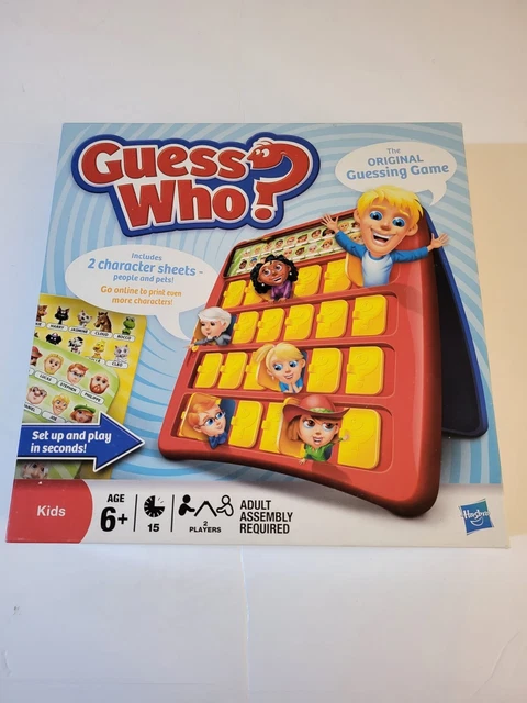 GUESS WHO? THE Original Guessing Board Game Hasbro 2009 Complete 🔥 £10. ...