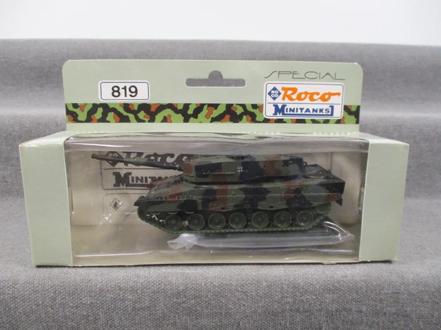 ROCO MINITANKS H0 819 "Kampfpanzer Leopard 2A4 der Bundeswehr" in OVP ...