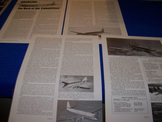 BRISTOL BRABAZON 167 "Work Of The Committees.." History/Details/Photos ...