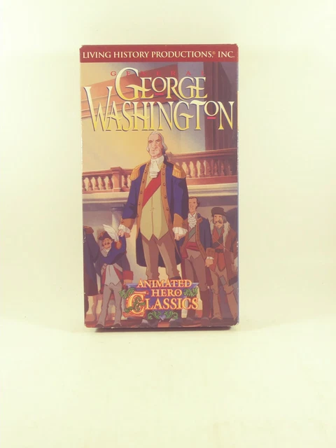 ANIMATED HERO CLASSICS General George Washington Vhs Tape With Activity ...