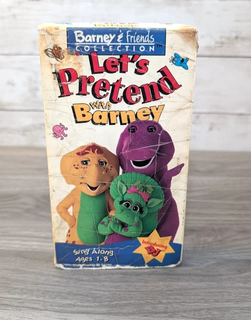 LET'S PRETEND WITH Barney VHS Tape 1993 Barney & Friends Collection ...