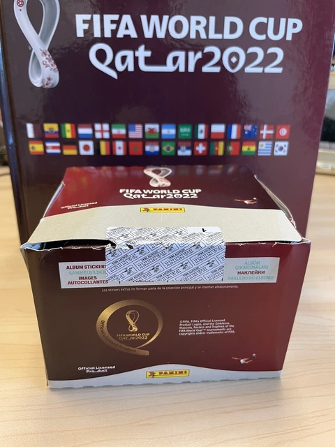 FIFA WORLD CUP Qatar 2022 Panini Box Of 104 Packets 520 Stickers ...
