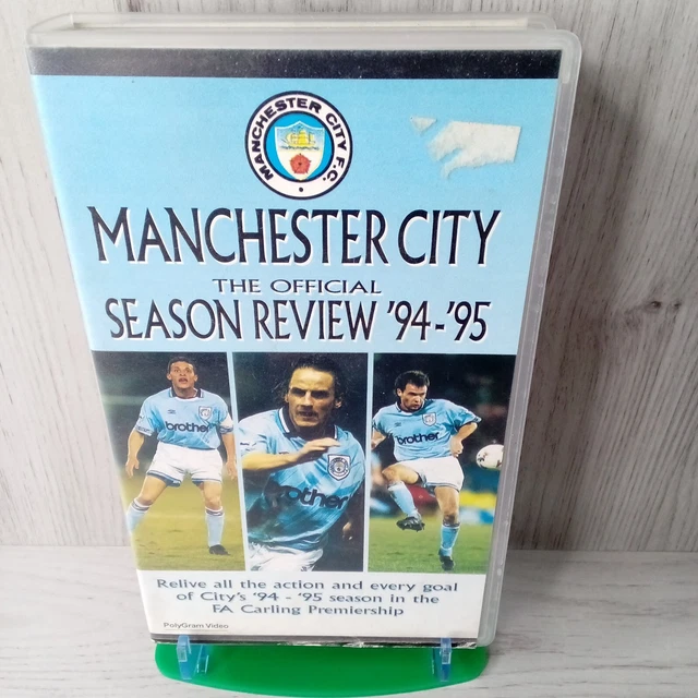 MANCHESTER CITY THE Official Season Review 94 95 Vhs Tape - Rare Retro ...