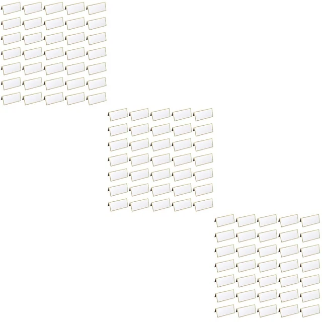 3 COUNT PLACE Cards for Table Wedding Paper Decorations Cardboard £34. ...