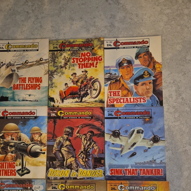 20X COMMANDO WAR Comics Issue number range 1925 - 2099 Job Lot Bundle ...