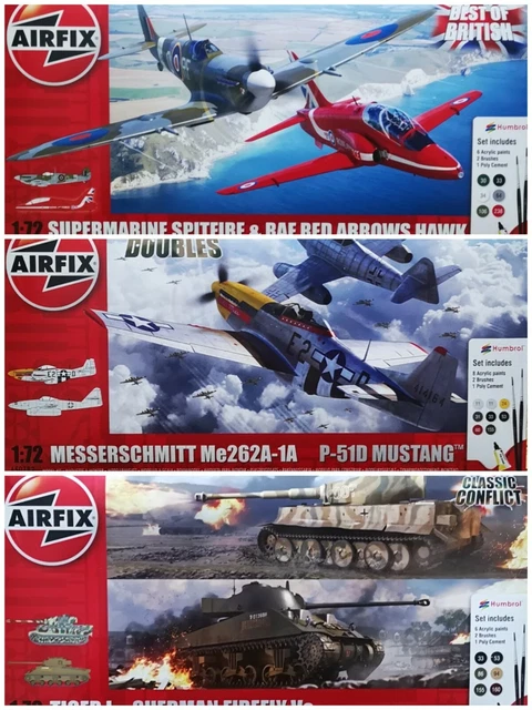 AIRFIX GIFT SET Includes Paints Brush & Poly Cement New Plastic Model ...