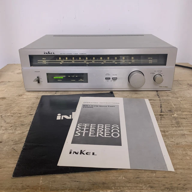 VINTAGE RARE 1970S Inkel TD900L AM/FM Stereo Tuner 900 series - Manual £24.99 - PicClick UK