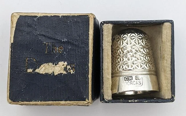 CHARLES HORNER DORCAS THIMBLE ORIGINAL BOX c1900's £35.00 - PicClick UK