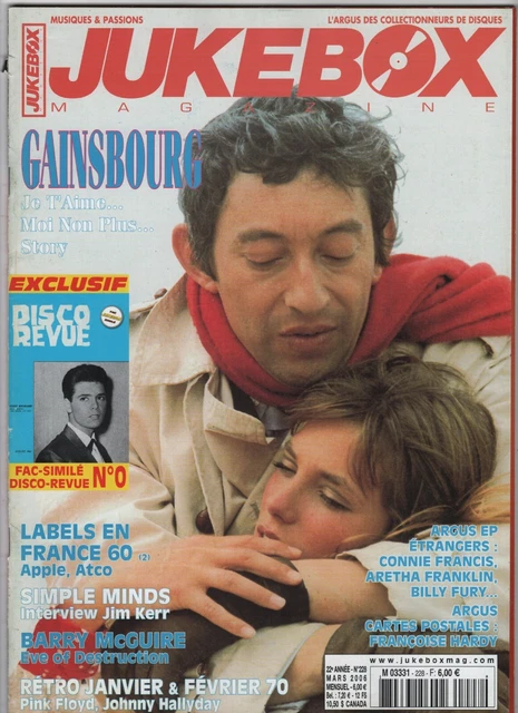 JUKEBOX DALIDA DYLAN Farmer Gainsbourg Hallyday Lio Souchon Stones ...