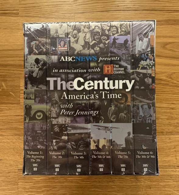 THE CENTURY AMERICA'S Time 1920 - 1990's ABC News History Channel 6 VHS ...