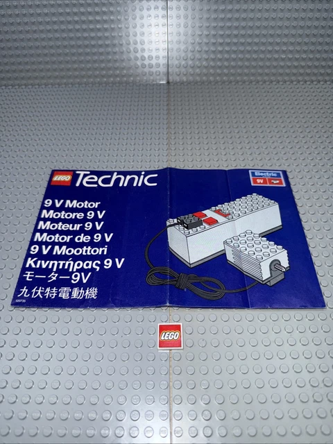 LEGO® TECHNIC 9V Motor 9615 - Bauanleitung- Instruction NO BRICKS - 1 ...