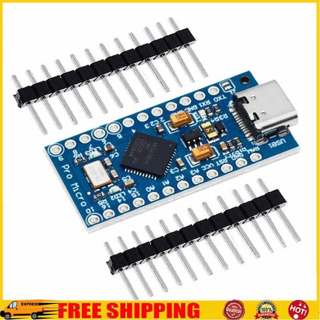 SCHEDA MICROMODULO PRO ATmega32U4 5V/16MHz per Arduino IDE V1.0.1 (Tipo ...