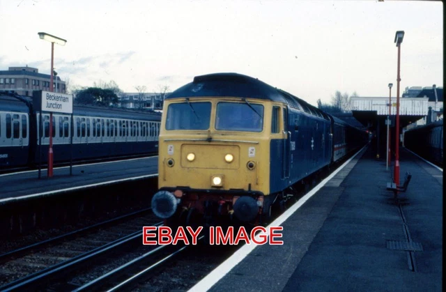 ORIGINAL 35MM SLIDE CLASS 47 LOCO NO 47609 FIREFLY AT BECKENHAM JCT ...
