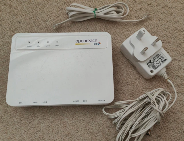MODEM IN FIBRA BT Openreach Huawei EchoLife HG612 3B VDSL FTTC/ADSL ...