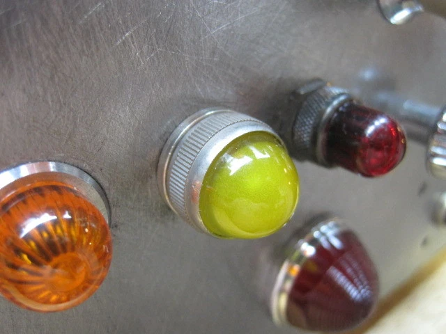 ONE OLD DASH Panel Instrument Cluster Light Fire Truck Hot Rod Scta ...