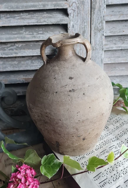 ANCIENNE CRUCGE POT Faisselle Egouttoir En Gres Beige EUR 45,00 ...