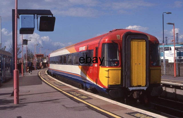 35MM RAILWAY SLIDE- Southwest DMU Unit 2408 @ Poole £2.99 - PicClick UK