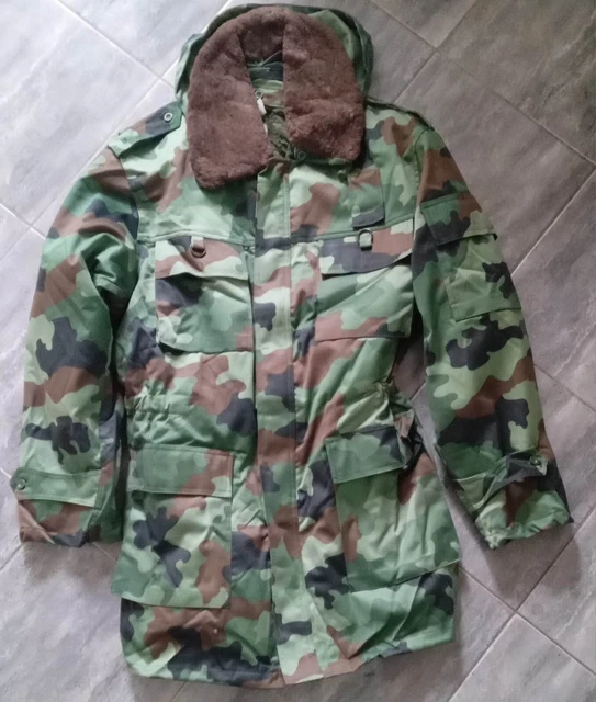 SERBIAN ARMY YUGOSLAVIA Combat Winter Jacket Parka M-93 Size 9 , New ...