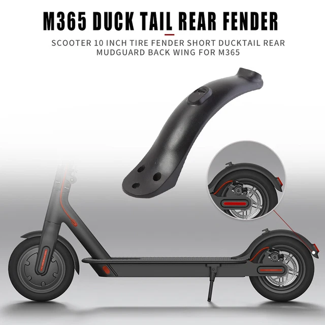 L# ELECTRIC SCOOTER Rear Mudguard Wing Fenders for Xiaomi M365 ...
