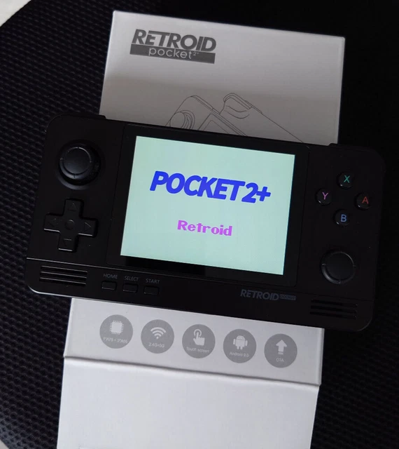 RETROID POCKET 2 Plus - Android Handheld Retro Gaming Console Black £75 ...