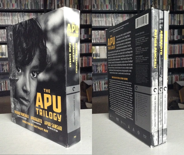THE APU TRILOGY [Criterion Blu-Ray] Region A, Three Disc Set, Satyajit ...