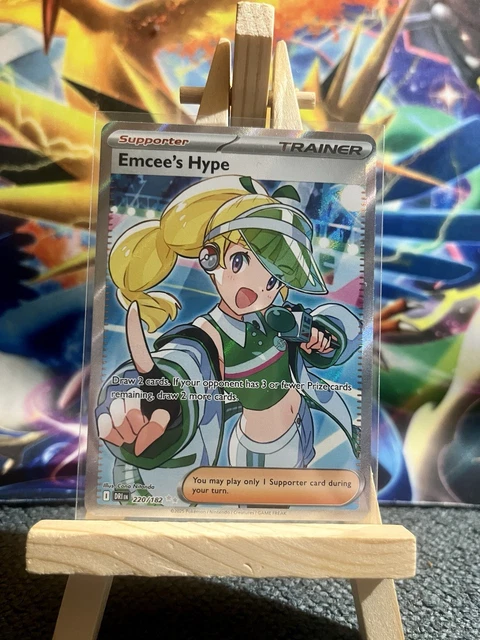 POKÉMON EMCEES HYPE Full Art Destined Rivals Card 220/182 NM Condition ...