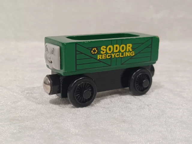 101.0057 THOMAS UND seine Freunde Wagen Recycling Car Holzeisenbahn ...