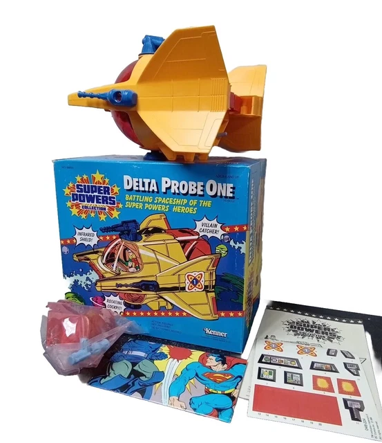 DELTA PROBE ONE Kenner DC Super Powers Vehicle/1985/Vintage In Box W ...