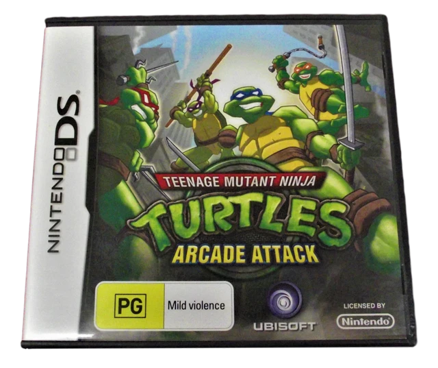 TEENAGE MUTANT NINJA Turtles Arcade Attack DS DS 2DS 3DS Game *Complete ...