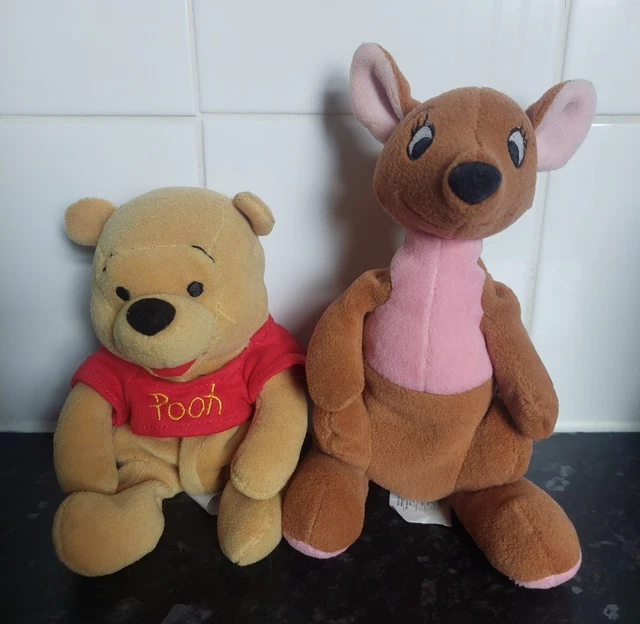 Disney Kanga Kangaroo And Winnie The Pooh Small Beanie Plush £8 99 Picclick Uk