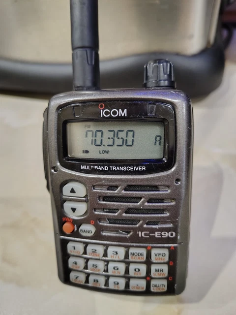 ICOM IC-E90 6M 4m 2m 70cm Multiband FM Transceiver Radio 145 / 443 / 50 ...