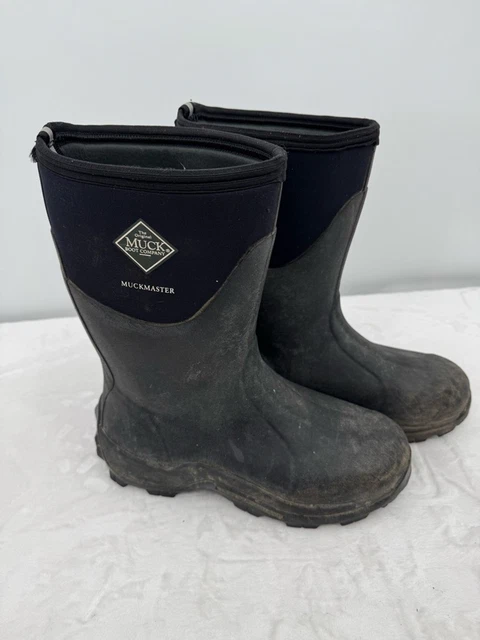 ORIGINAL MUCK BOOT Muckmaster Boots Rubber Nylon Chore Barn Work Winter ...