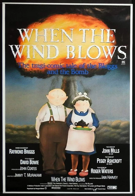 WHEN THE WIND BLOWS Original One sheet Movie poster David Bowie John ...