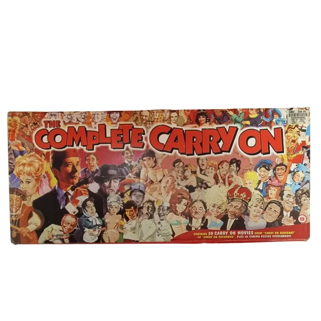 CARRY ON VHS Movie Box Set Collection Vintage Video Cassette Tapes Pal ...