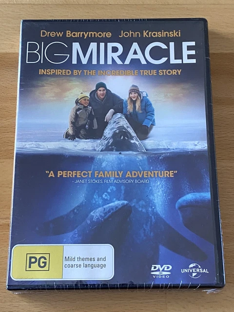 BIG MIRACLE DVD Family Drew Barrymore John Krasinski Region 4 New ...