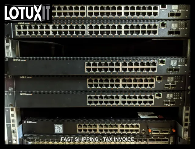 DELL EMC POWERSWITCH N2048P 48 Port Gigabit Layer 3 Stackable PoE+ ...