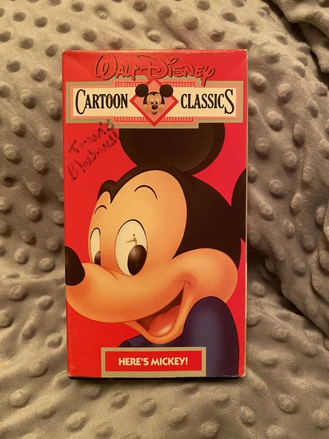 Vhs Walt Disney Cartoon Classics V 1 Heres Mickey Vhs 1991 Slipsleeve £453 Picclick Uk