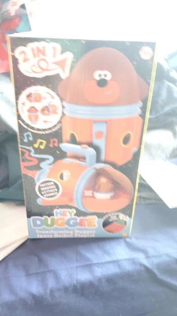 HEY DUGGEE TRANSFORMING Duggee Space Rocket Playset with Figures ...