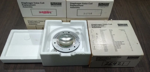 ALTEC LANSING 26421 Diaphragm-Original-Auth-For 909-16A Etc-New-16 Ohm ...
