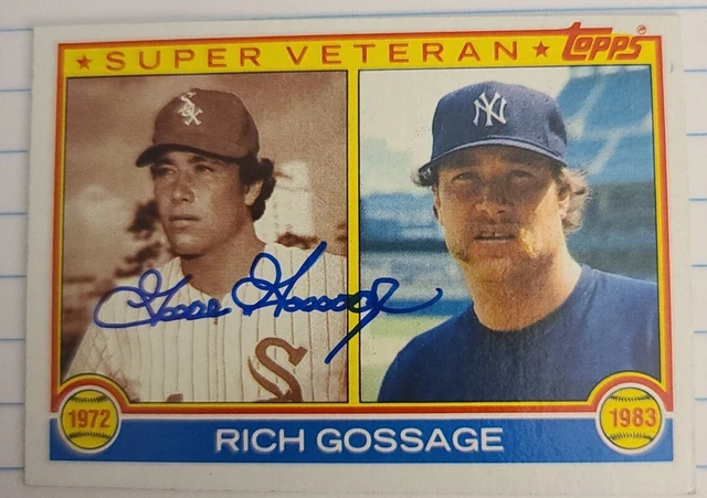 1983 TOPPS GOOSE Gossage #241 Hall Of Fame New York Yankees EUR 16,75 ...