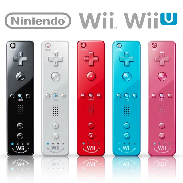 NINTENDO WII / U ORIGINAL 2 in 1 Remote Motion Plus Inside Controller ...