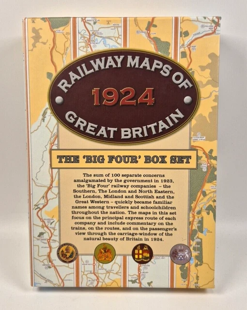 RAILWAY MAPS OF Great Britain: 1924 The Big Four Boxset Old House ...