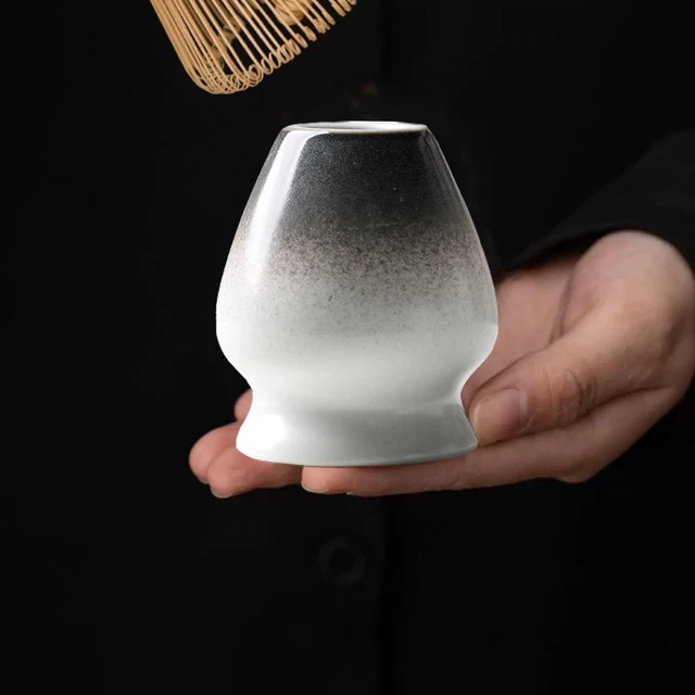 TEA CEREMONY TOOLS Ceramic Chasen Holder Gradient Black for Matcha $67. ...