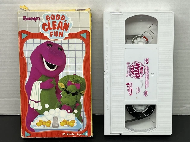 BARNEY & FRIENDS Good Clean Fun! VHS Video Tape VTG VCR Sing Along ...