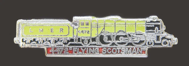 4472 &FLYING SCOTSMAN& Steam Railway Train Locomotive Pin Badge £4.50 ...