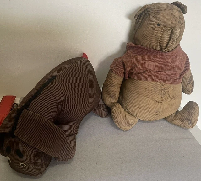 WINNIE THE POOH and Eeyore Rare Soft Toys by Queens Susan Fenner £40.00 ...