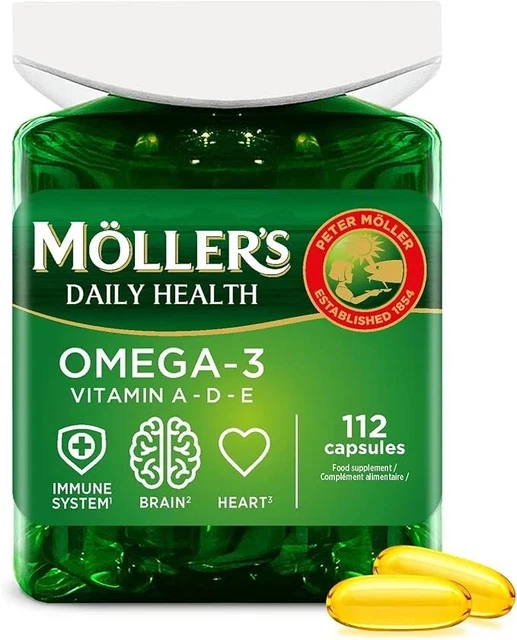 MOLLER’S ® | Omega-3 Capsules | Fish Oil | Nordic Omega-3 Dietary ...