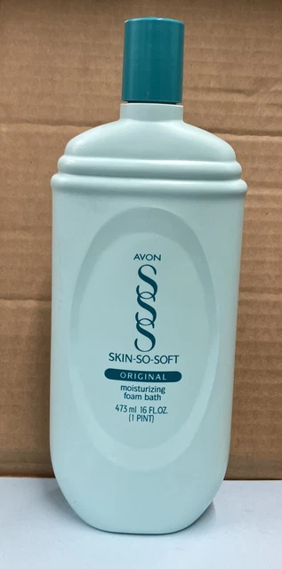 VINTAGE AVON SKIN So Soft Original Moisturizing Foam Bath 16 fl oz ...