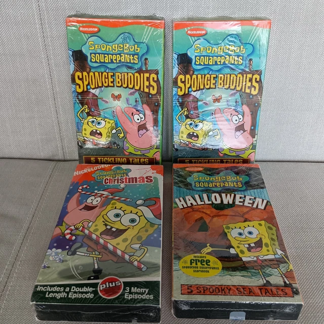 SPONGEBOB SQUAREPANTS 4 Sealed VHS Lot £37.92 - PicClick UK